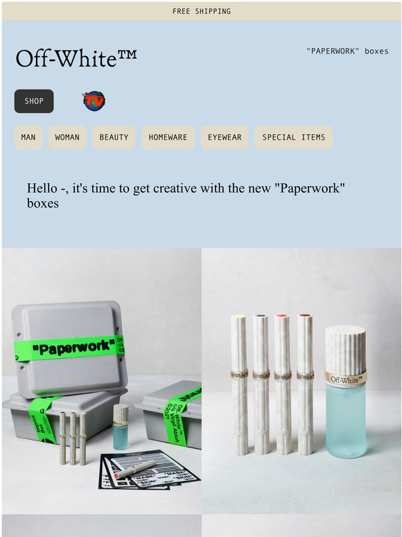 Off-White: Introducing new "PAPERWORK" boxes | Milled