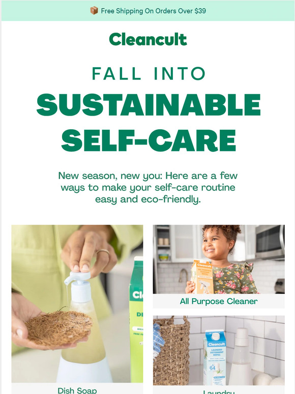 Cleancult: 🍂 Our Guide to Sustainable Self-Care 🧡 | Milled