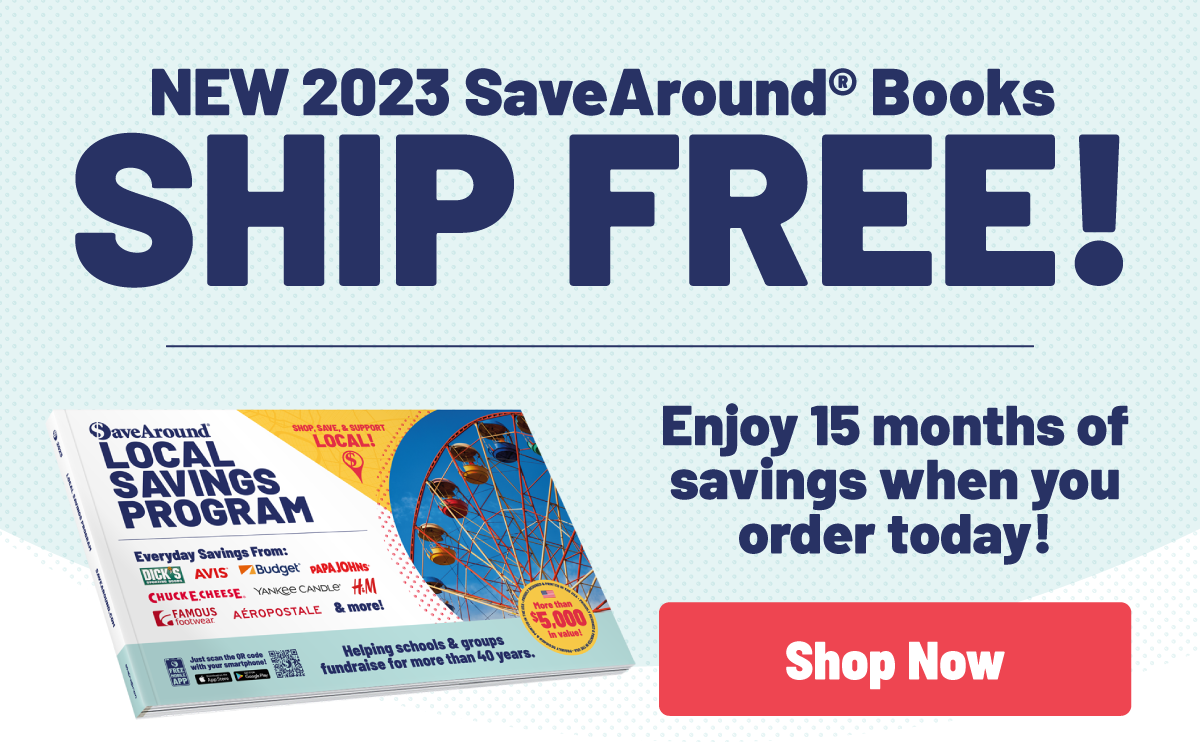 SaveAround: New 2023 SaveAround Books Are Here And Ship Free | Milled
