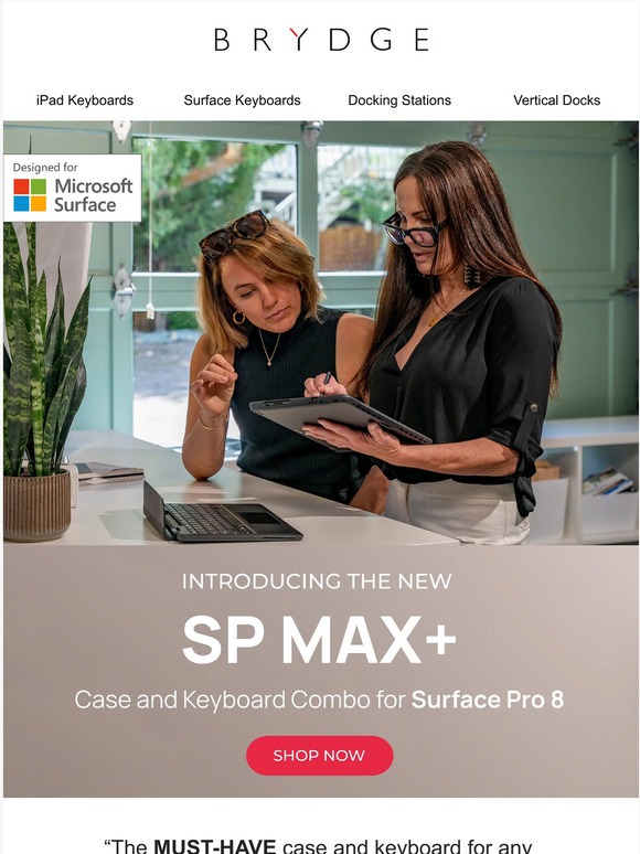 Brydge: Meet the all-new SP MAX+ | Milled