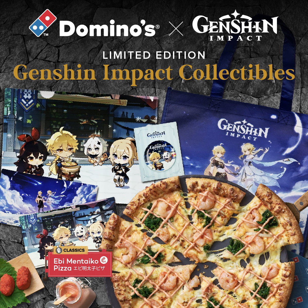 Domino's Pizza: Collect Limited Edition Genshin Impact Merchandise | Milled