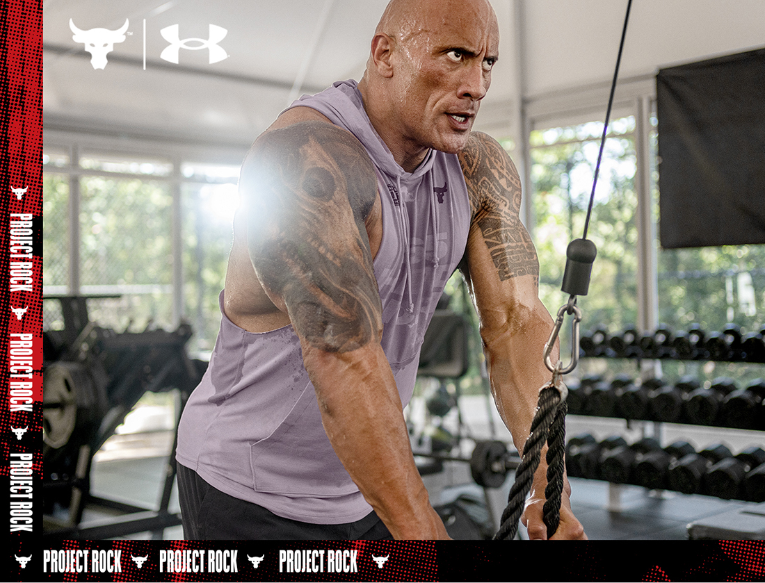 Under Armour: Met de nieuwe Project Rock-gear ben je klaar om de sleur ...