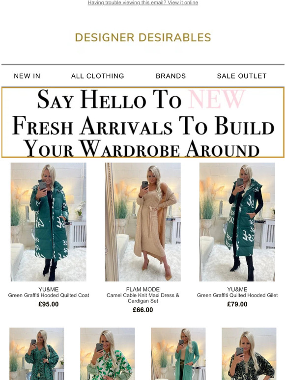 Designer Desirables: Say. 👋 Hello 👋. To NEW ARRIVALS | Milled