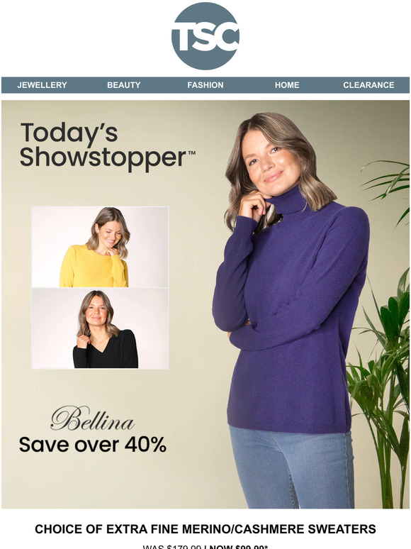 The Shopping Channel: Today’s Showstopper™ - Bellina | Milled