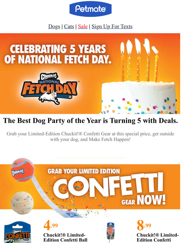 Petmate: Grab Your Limited-Edition National Fetch Day Gear Now ...