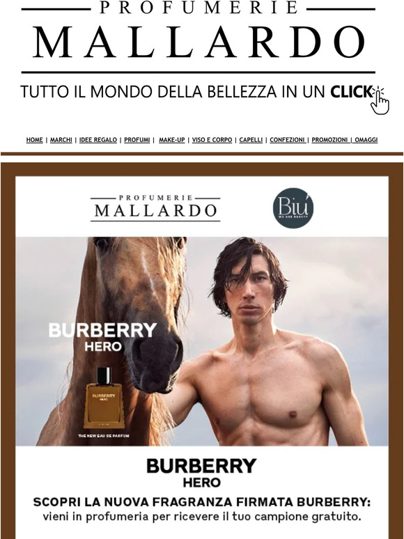 Profumerie Mallardo: Scopri Burberry HERO Eau de Parfum | Milled