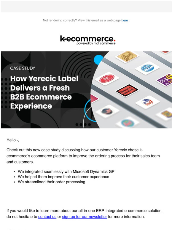 K-ecommerce: [Case Study] How k-ecommerce helped Yerecic freshen up ...