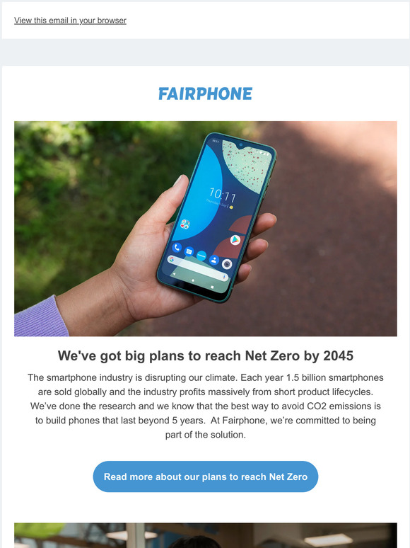 Fairphone: On the path to NET ZERO! 🌍 | Milled