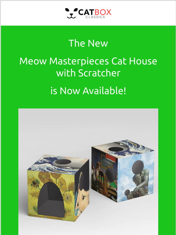 Cat Box Classics: It's Here! The New Masterpieces Cat House is Now ...