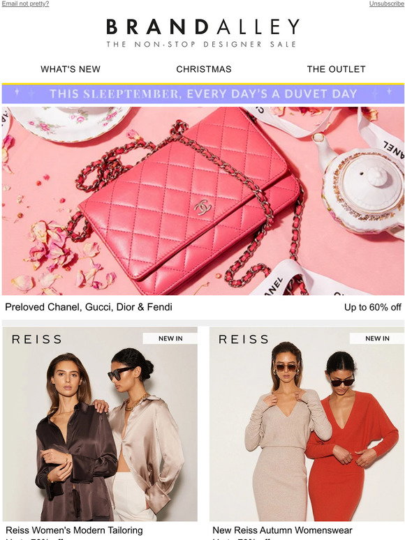 BrandAlley: Vintage Chanel, Gucci & Dior. Plus Reiss, Stuart Weitzman ...