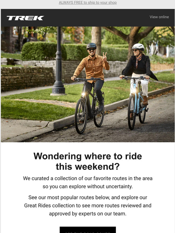 Trek Bicycle: Add this route to your list | Milled