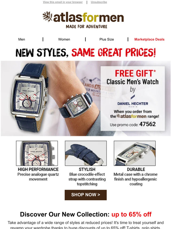 Atlas For Men: No strings attached: free gift inside 🎁 | Milled