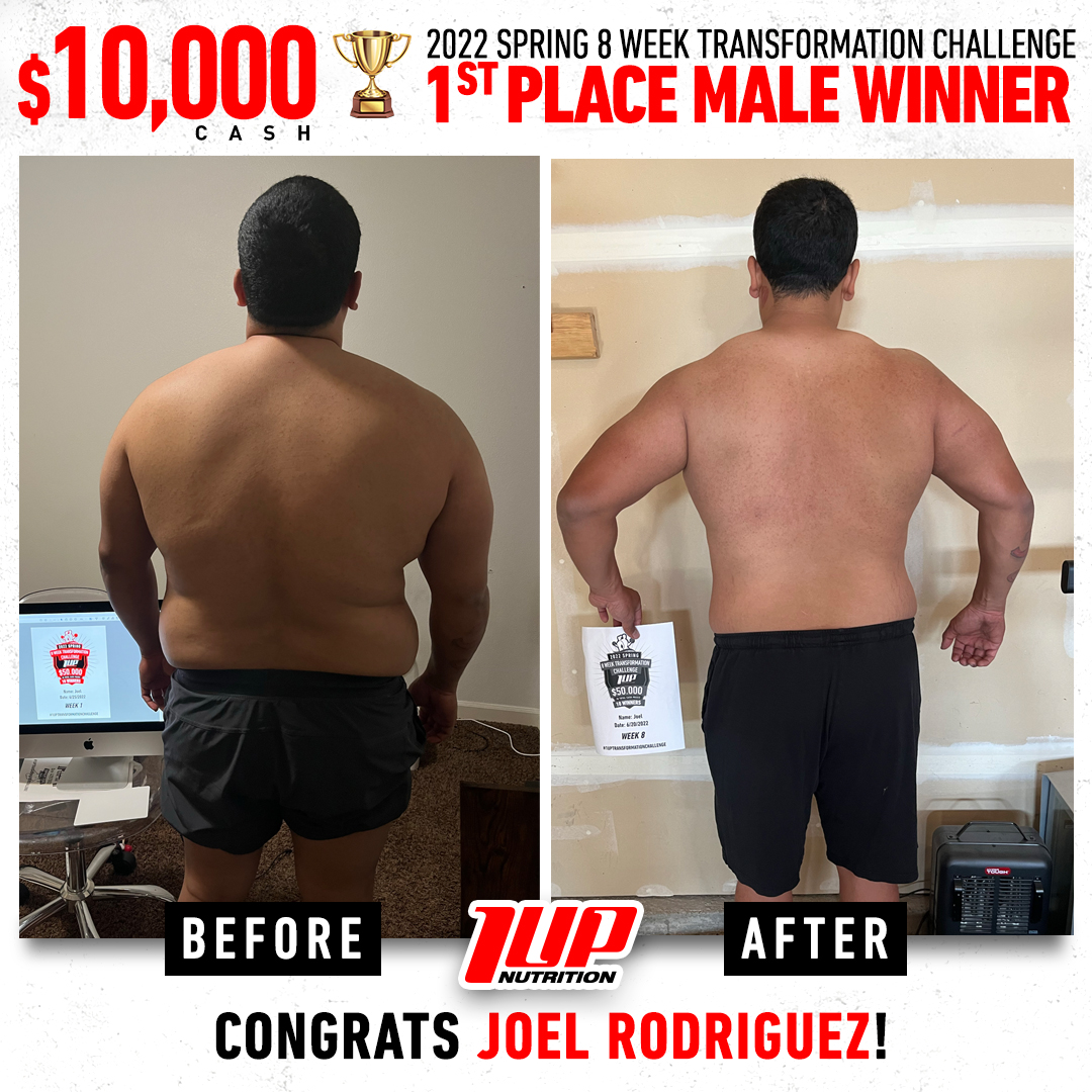 1 Up Nutrition ๐ธ A Must See Transformation 10 000 Cash Winner Milled