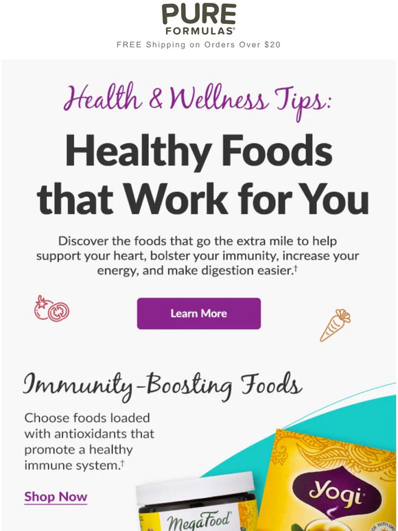 PureFormulas: Your guide to foods that support good health | Milled