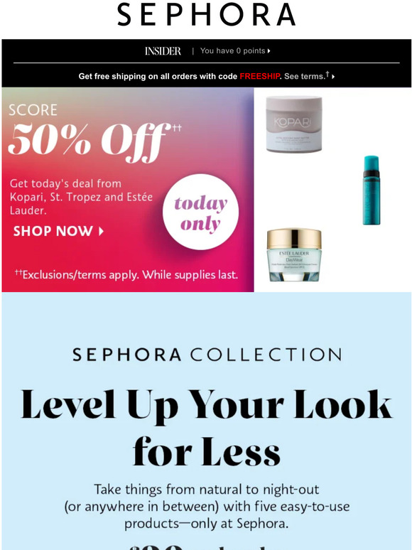 Sephora: $20 and under. A whole look that’s easy on your budget 😍 | Milled