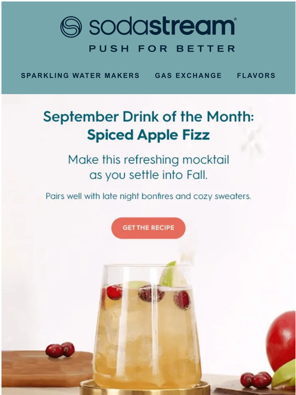 Sodastream: Introducing the perfect Recipe for the Fall 🍂 | Milled