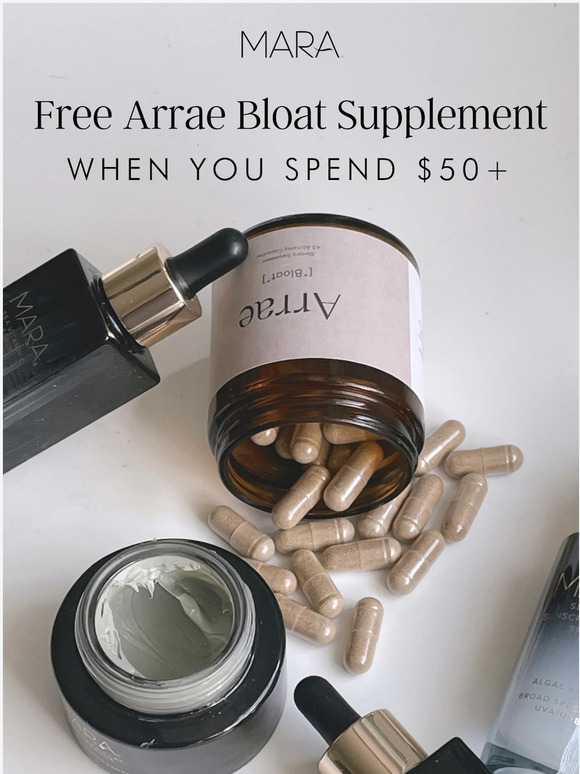 MARA Beauty: FREE Arrae Bloat Supplement | Milled