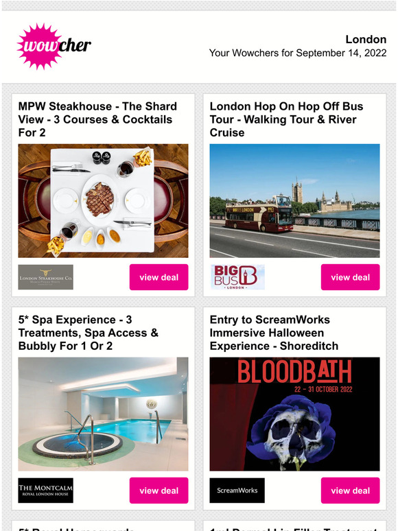 Wowcher: The Shard Entry & 3-Courses For 2 £109 | London Hop On Hop Off ...