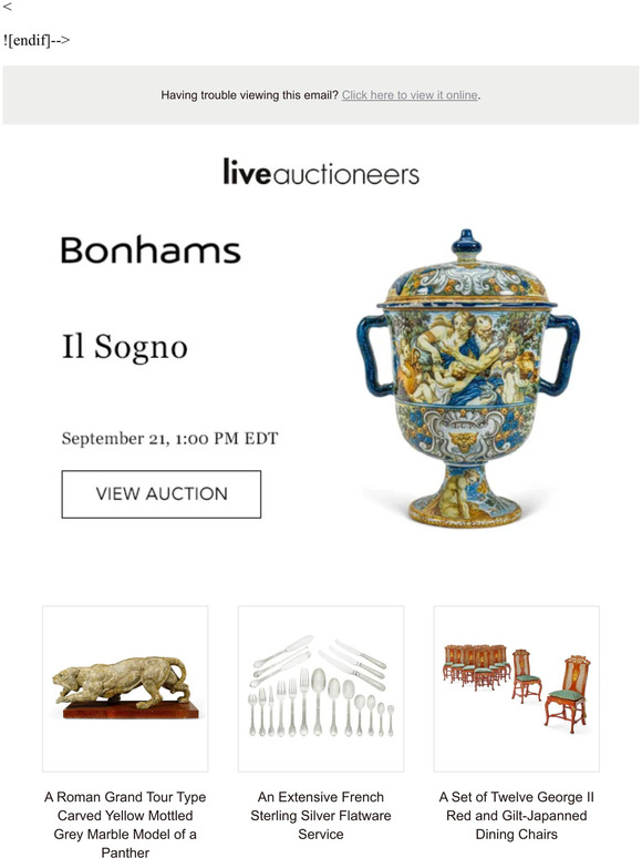 LiveAuctioneers: Bonhams | Il Sogno | London Jewels | Milled