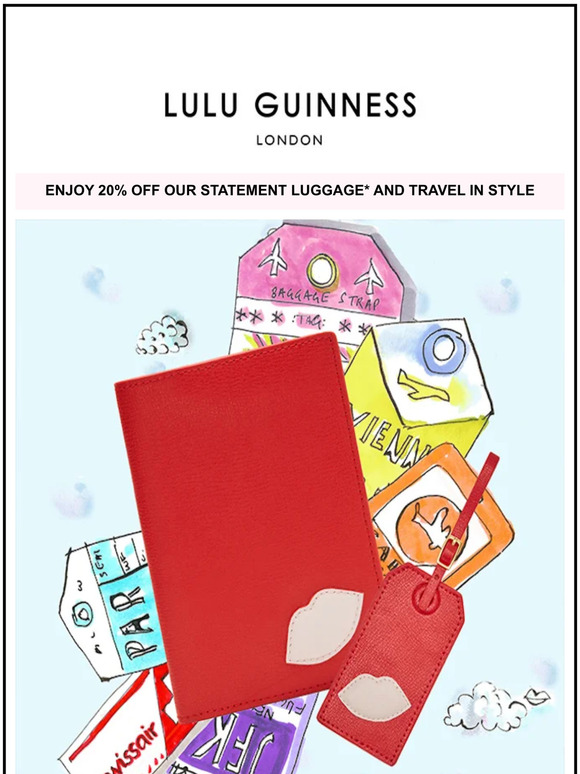 Lulu Guinness: Discover signature travel essentials | Milled