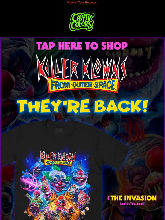 Cavitycolors: 🤡 Killer Klowns are back and AVAILABLE NOW! 🤡 | Milled