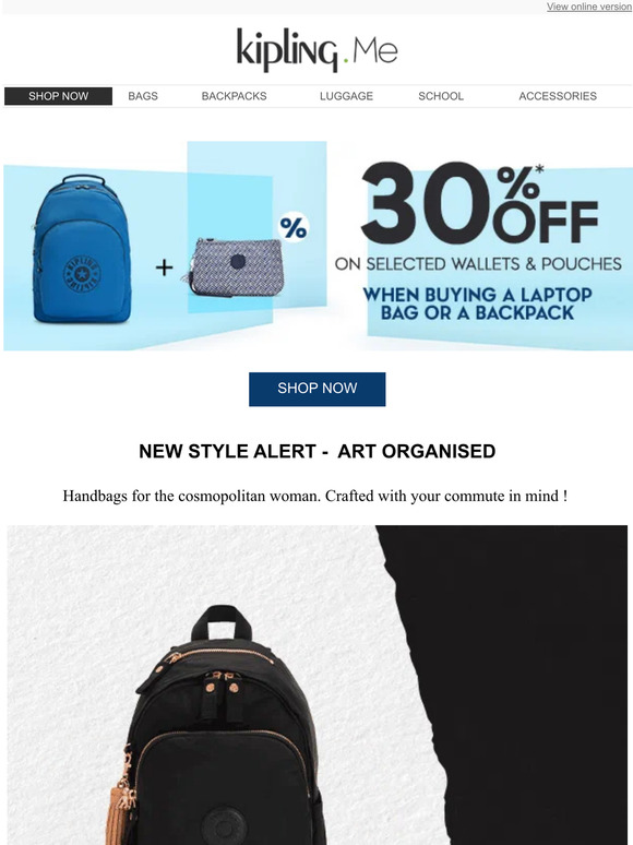 Kipling: Presenting the new - Art Organised that you'll love ! | Milled