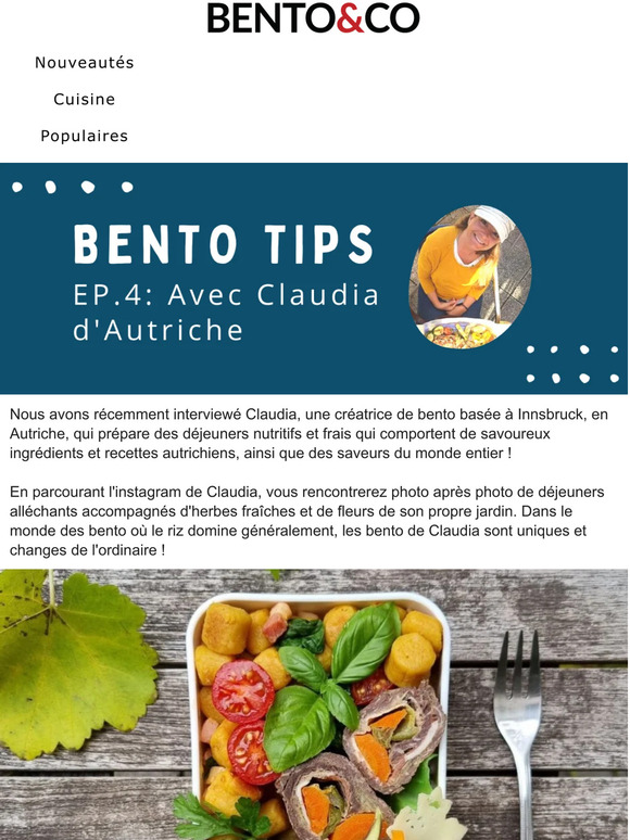 Bento&co: 🍱 Bento Tips EP.4 avec Claudia d'Autriche ! | Milled
