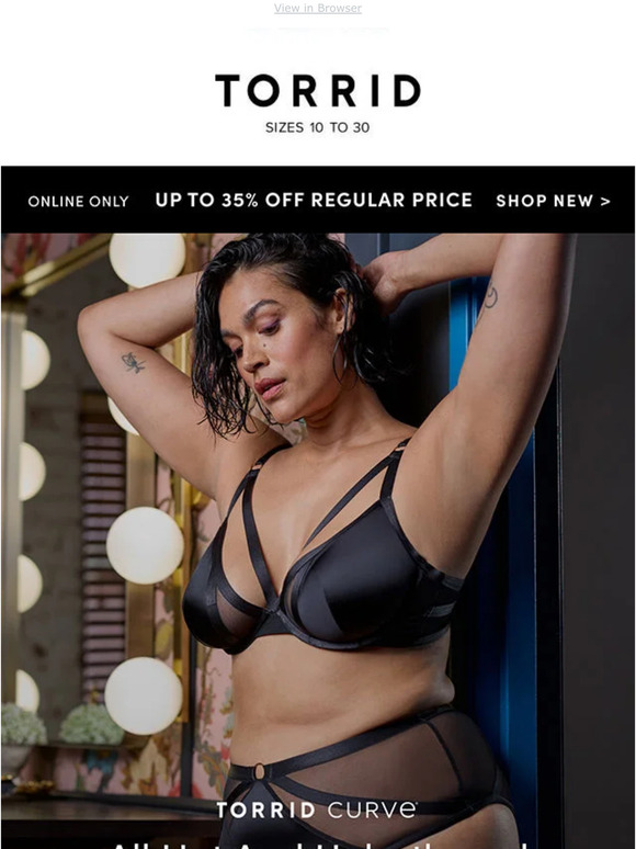 Torrid: Sorry for the heatwave. NEW boudoir just landed 🥵🚨 | Milled