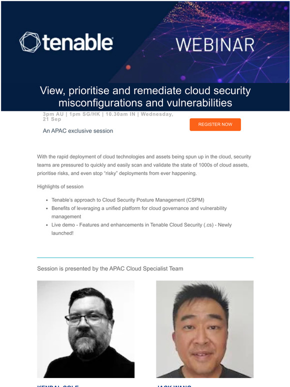 Tenable | Vulnerability Management: APAC session - 21 Sep - View ... Tenable | Vulnerability Management: APAC session - 21 Sep - View ...