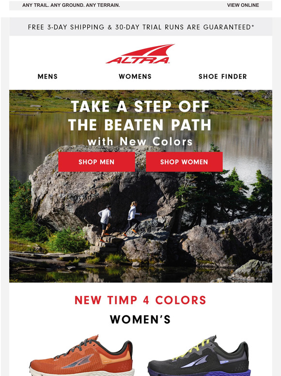 Altra Running: New shades for your stride. | Milled