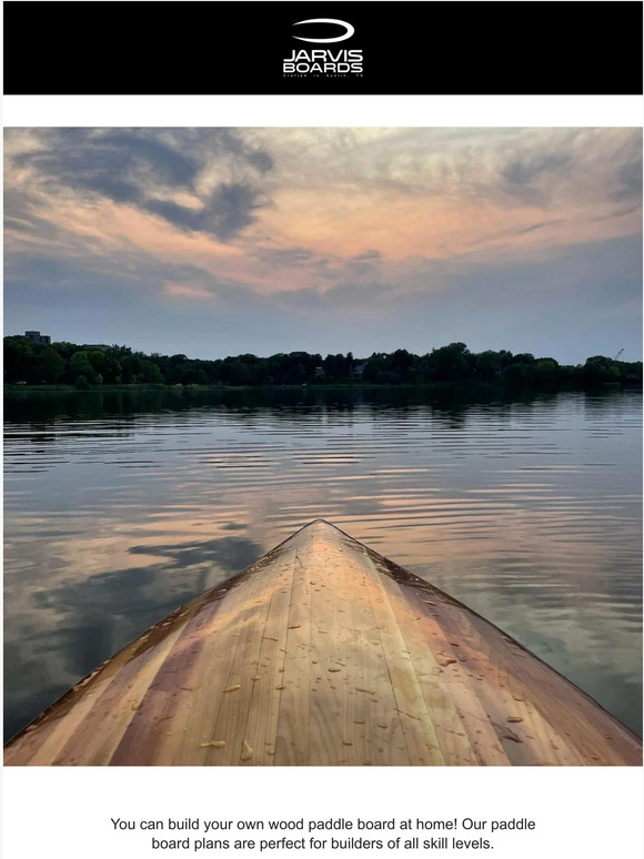 Jarvis Boards: Make your own wood paddleboard with our easy kit! | Milled