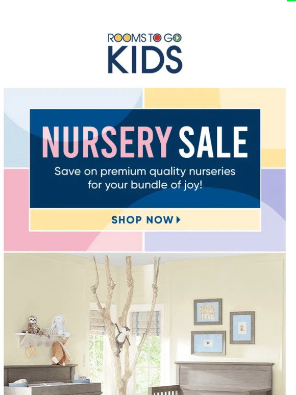 Rooms To Go: Give your 👶 the perfect nursery for less. | Milled
