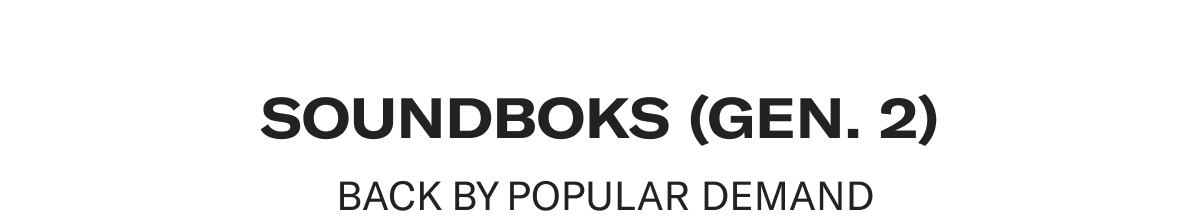 SOUNDBOKS: The SOUNDBOKS (Gen. 2) is BACK 🔥 | Milled