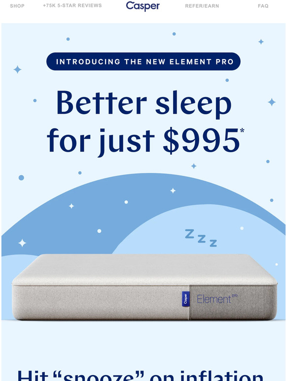 Casper: Introducing the new Element pro. | Milled