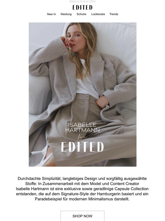 Edited: Isabelle Hartmann x EDITED | Milled