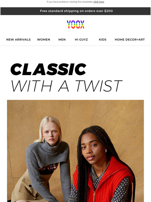 YOOX: Classic with a twist! Preppy style has never looked so cool | Milled