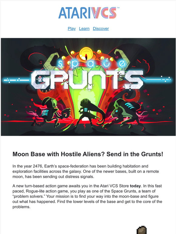 Atari: Space Grunts now available on the VCS | Milled
