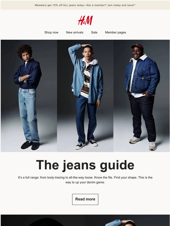 H&M: Every jeans fit explained | Milled