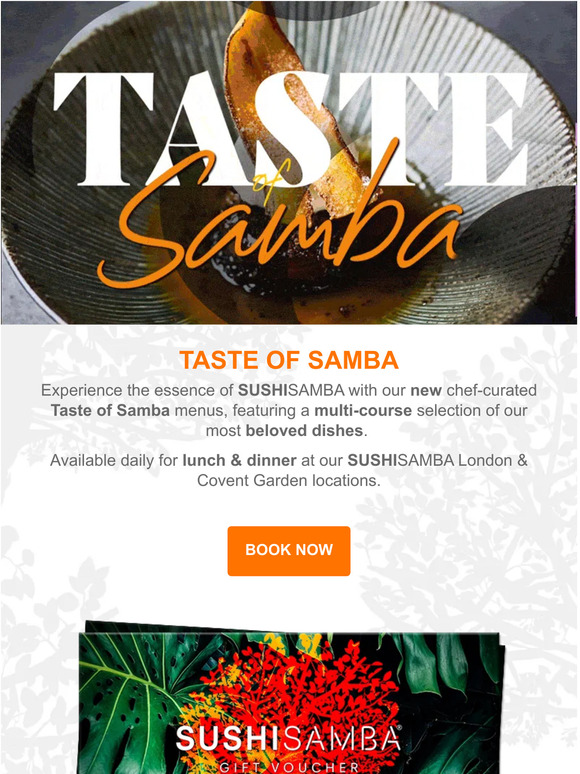 SUSHISAMBA: Get ready for a Taste of Samba… | Milled