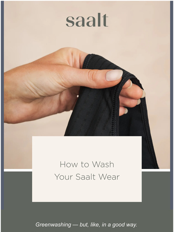 Saalt: How to care for your Saalt Wear 💙 | Milled
