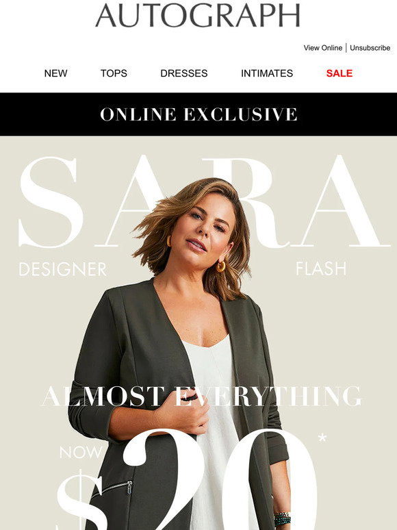 Autograph Fashion: NOW $20 Almost Everything from Sara Collection! | Milled