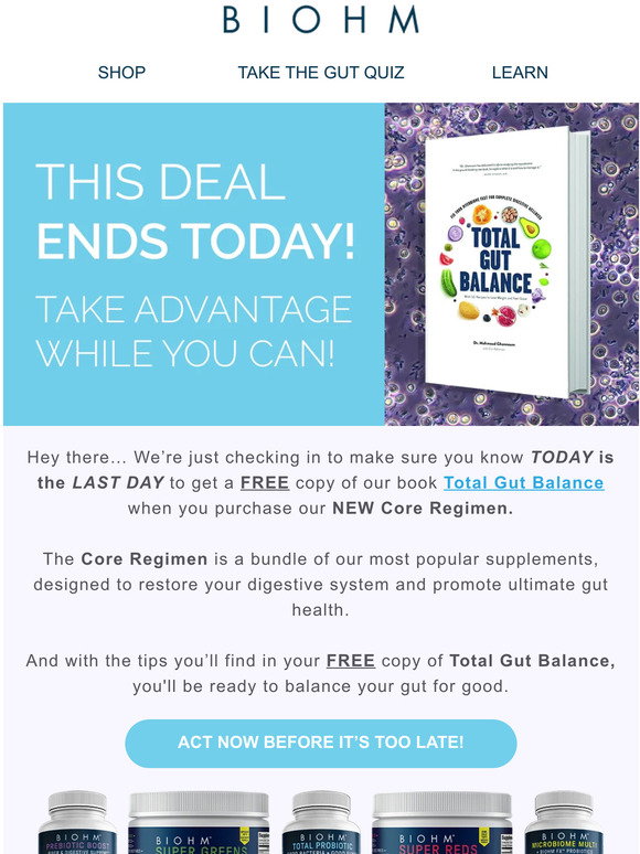 BIOHM: Last chance to claim your FREE gift! 🎁 | Milled