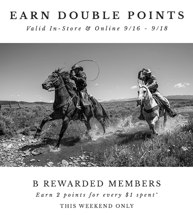Boot Barn: Earn Double Points This Weekend Only | Milled