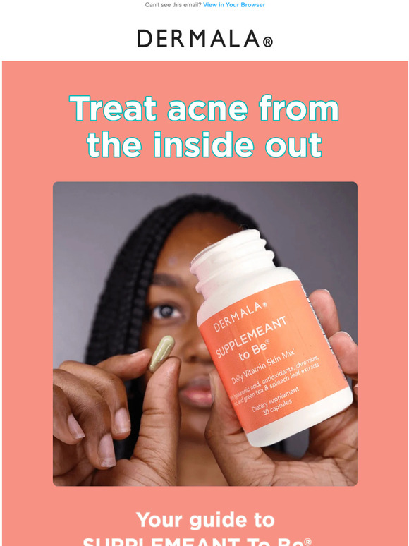 Dermala: Which supplement is best for YOUR acne? | Milled