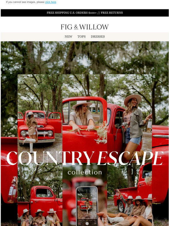 Fig & Willow: Get your Country Escape outfits this way | Milled