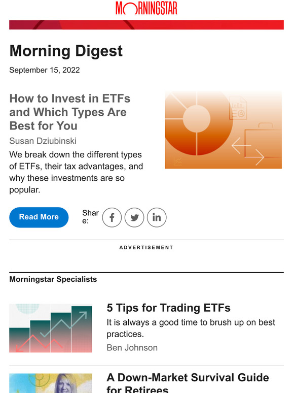 Morningstar Inc.: How to Invest in ETFs and Which Types Are Best for ...