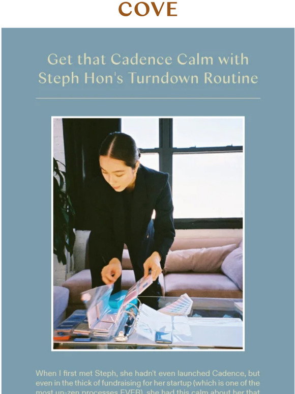 Cove Home LLC: The ULTIMATE guide to a "Cadence Calm" with Steph Hon ...