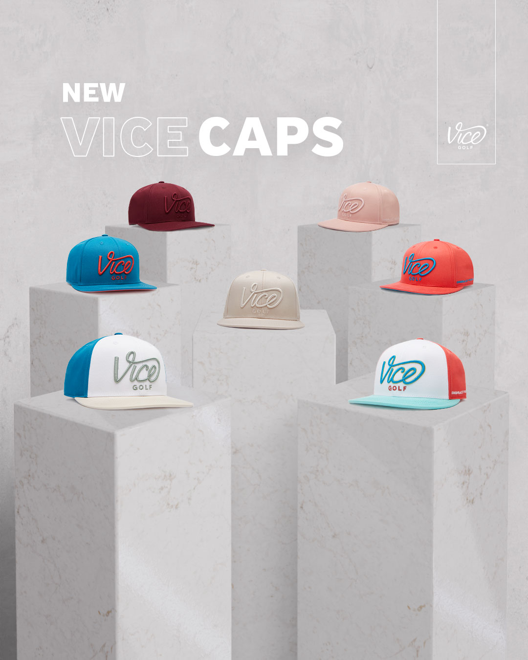 Vice Golf: New VICE Caps - available now! | Milled