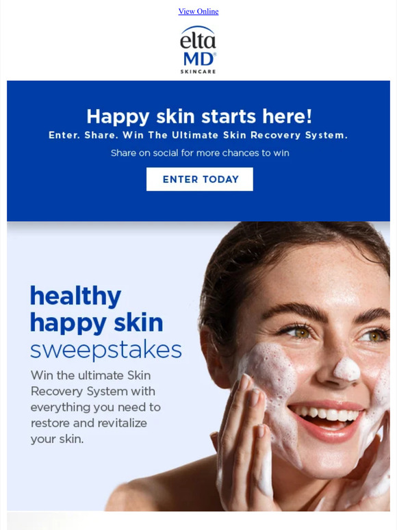 EltaMD: Enter to win! The healthy happy skin sweepstakes starts today ...