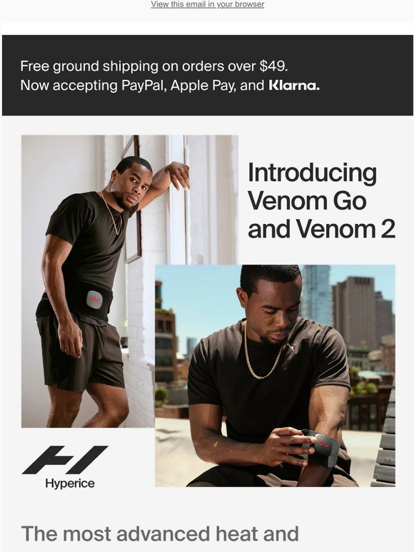 Hyperice: 🔥 Introducing Venom Go and Venom 2 | Milled